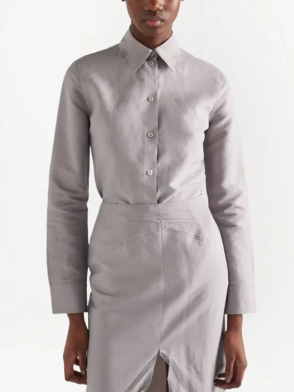 Prada Button-up Shirt - Grey