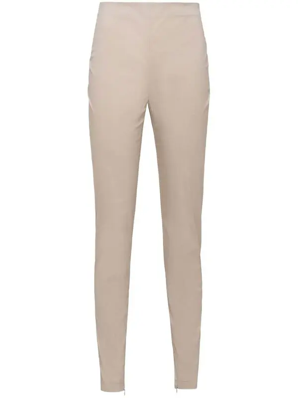 Prada High-waisted Slim-cut Trousers