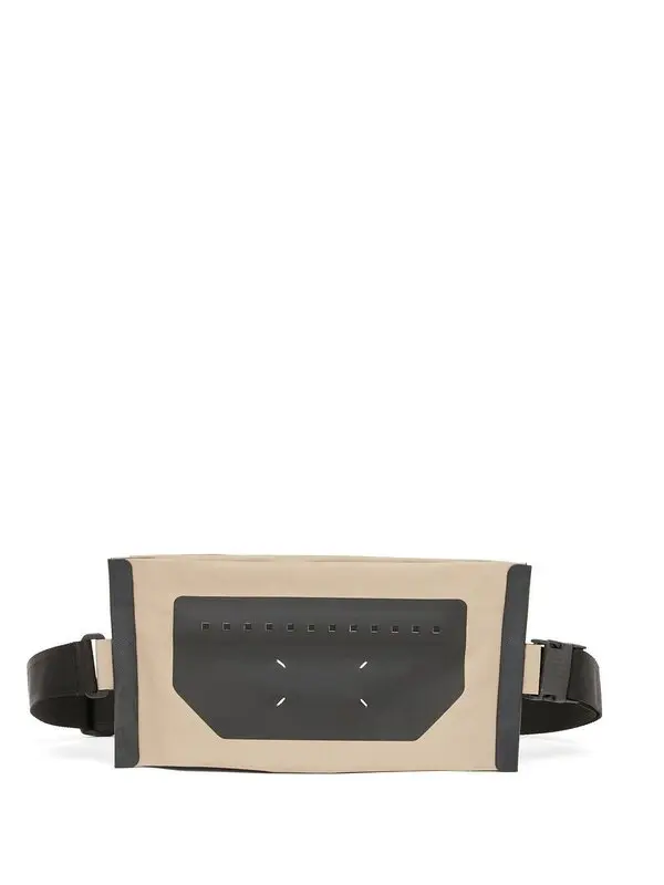 MAISON MARGIELA Signature Four-stitch Logo Crossbody Bag - Neutrals