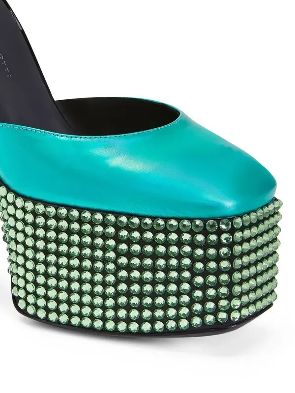 GIUSEPPE ZANOTTI 150mm Bebe Strass Pumps
