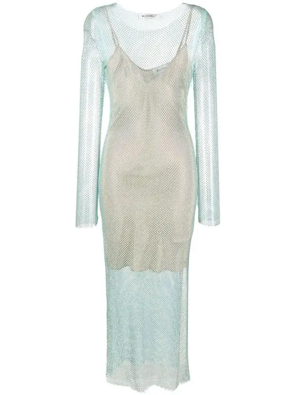 BLUGIRL Long-sleeved Sequin Dress