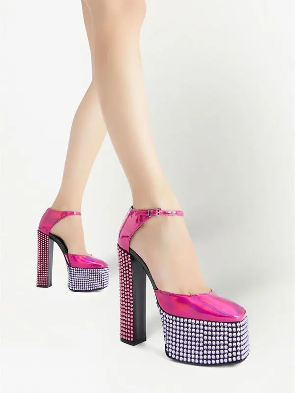 GIUSEPPE ZANOTTI Bebe Strass Pumps