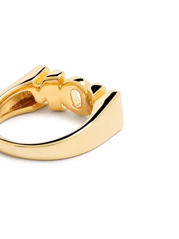 MARIA BLACK Mom Crystal Ring - Gold
