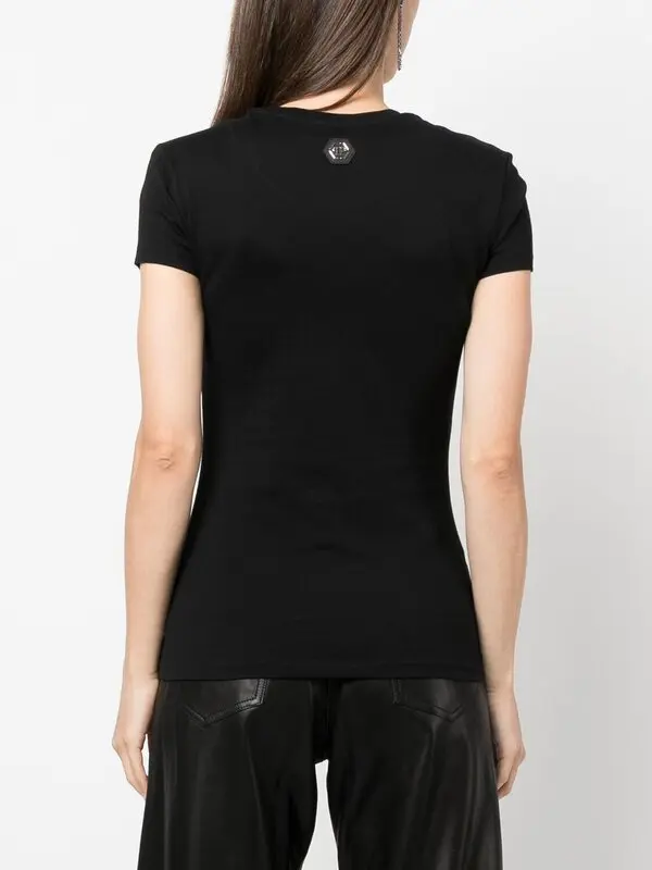 Philipp Plein Crystal-embellished Logo T-shirt