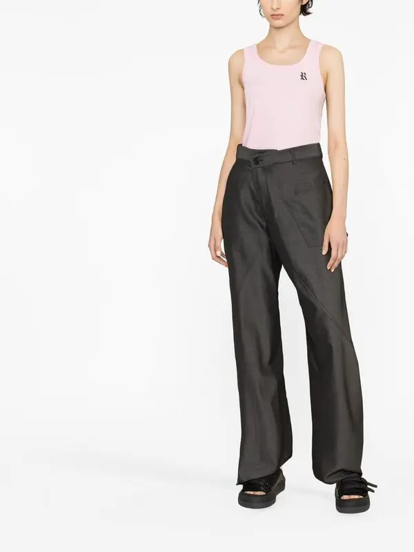 Raf Simons Logo-Print Tank Top - Pink - 46% Off | Editorialist