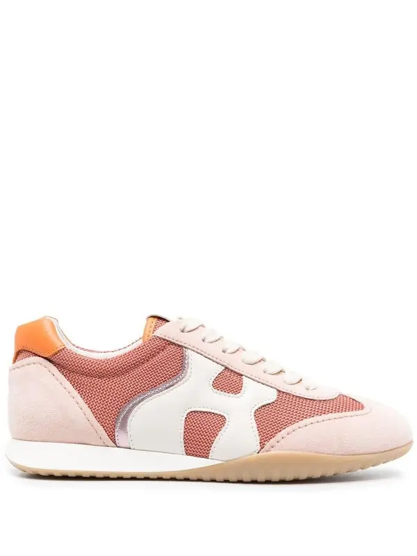 Hogan Olympia-z Leather Sneakers - Pink