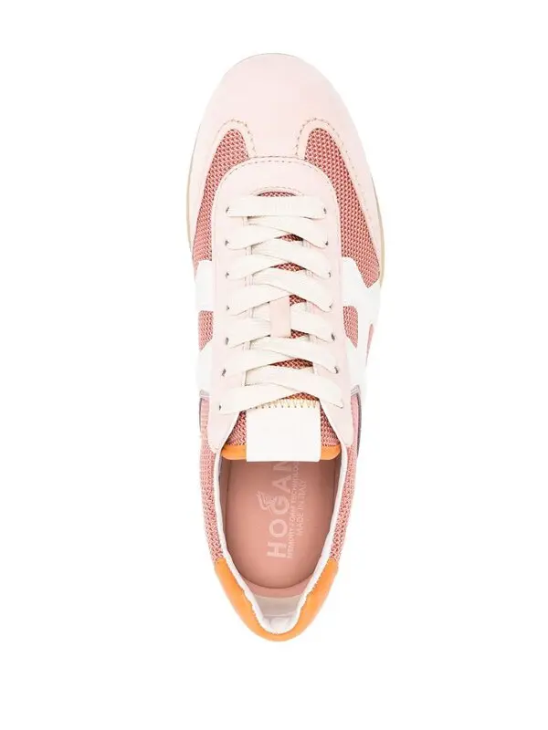 Hogan Olympia-z Leather Sneakers - Pink