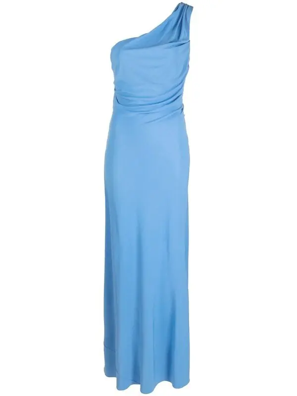 Alberta Ferretti One-shoulder Long Dress