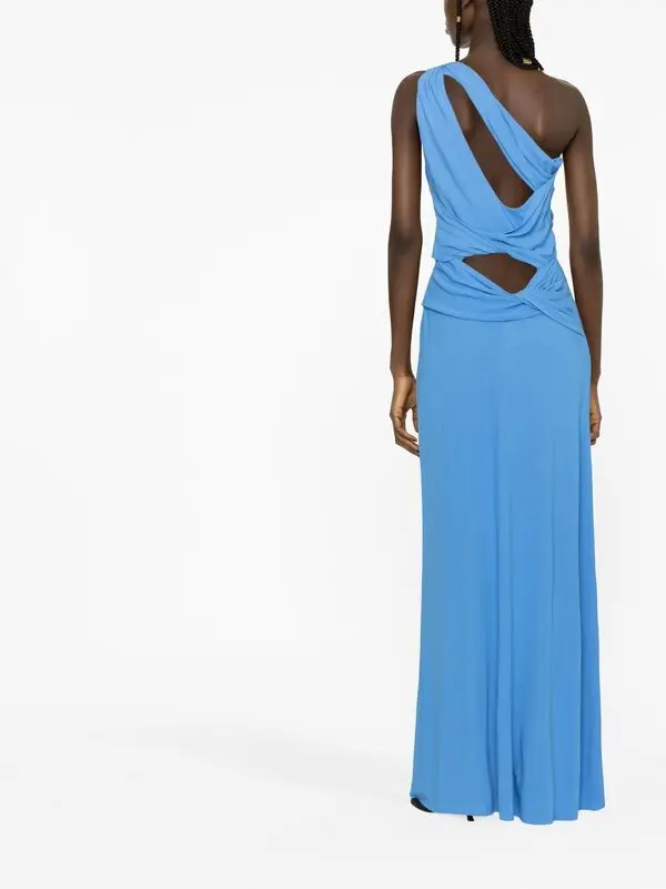 Alberta Ferretti One-shoulder Long Dress