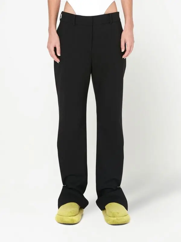 JW Anderson Ring Detail Slim-leg Trousers