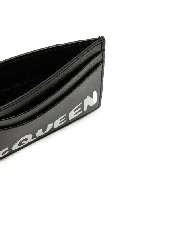 Alexander McQueen Logo-print Leather Cardholder