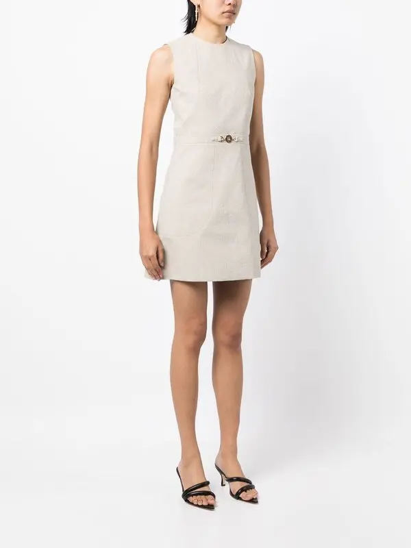 PATOU Logo-jacquard Cotton A-line Minidress