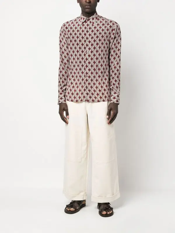 Etro Low-rise Wide-leg Trousers
