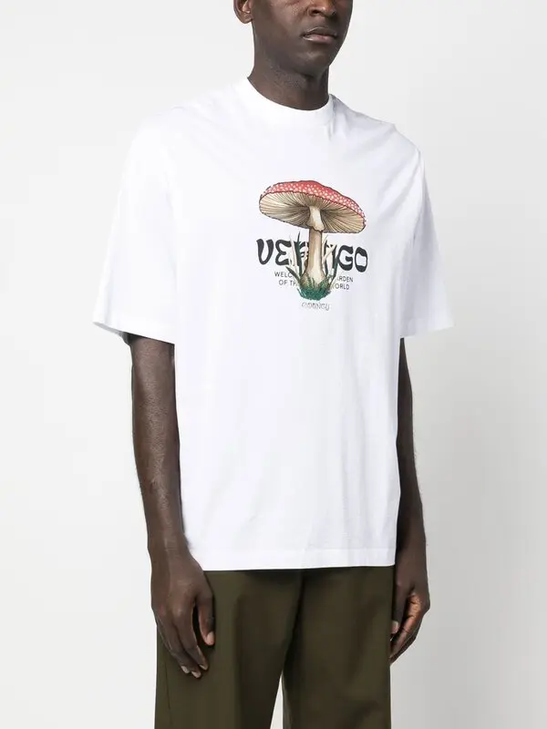 COUNTY OF MILAN Graphic-print Organic-cotton T-shirt