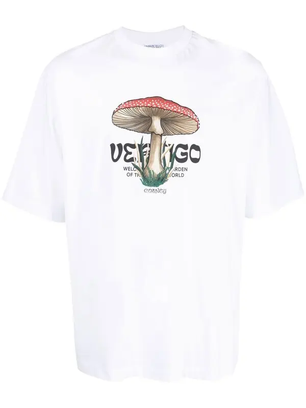 COUNTY OF MILAN Graphic-print Organic-cotton T-shirt