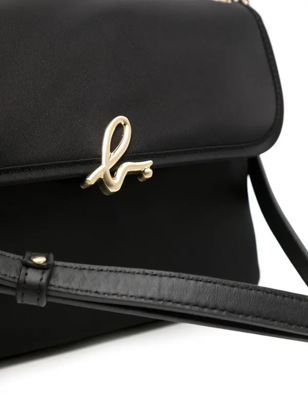 AGNES B. Logo-plaque Crossbody Bag