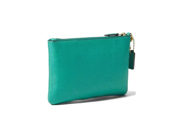 COACH Polished Pebble Small Wristlet