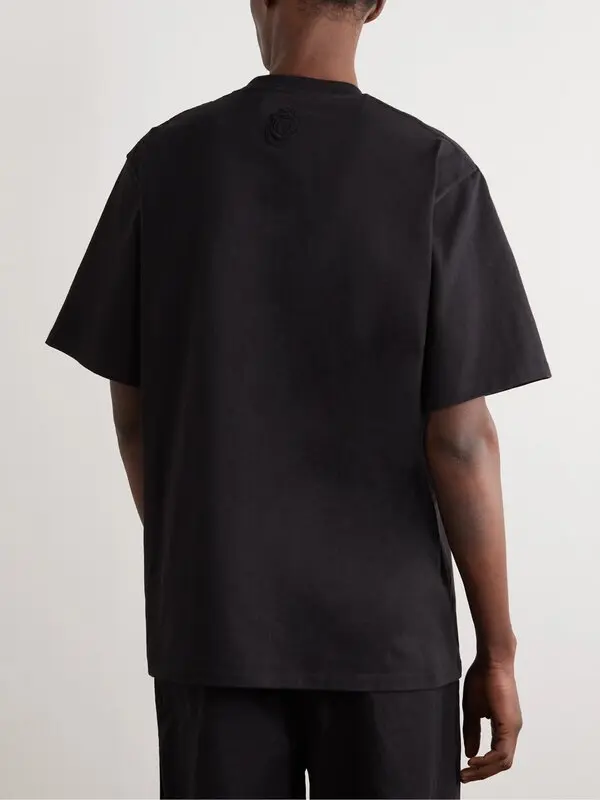 Moncler Jw Anderson Logo-print Cotton-jersey T-shirt