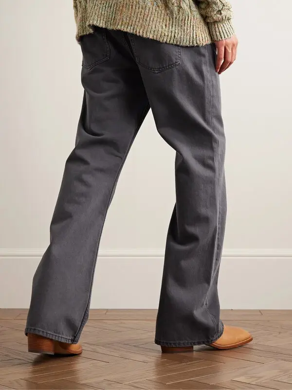 パンツ ACNE STUDIOS 1992M Dark Grey Acne Studios 1992m Slim-Fit Bootcut Jeans In Gray - 30% Off