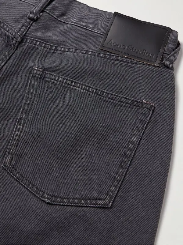 パンツ ACNE STUDIOS 1992M Dark Grey Acne Studios 1992m Slim-Fit Bootcut Jeans In Gray - 30% Off
