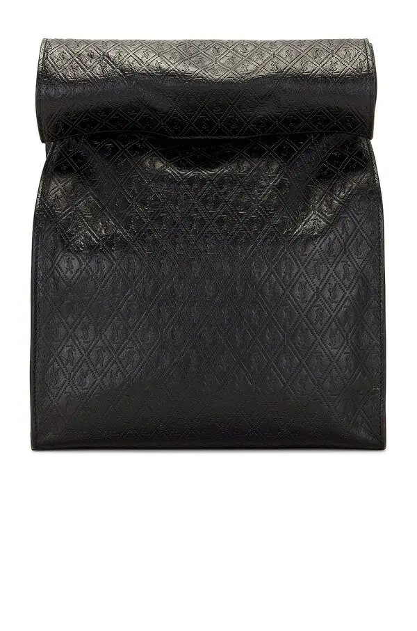 Saint Laurent Monogram Embossed Pouch