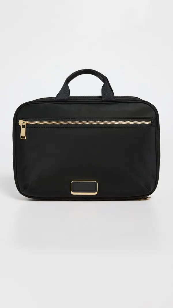 Tumi Madeline Cosmetic Bag - Black/gold