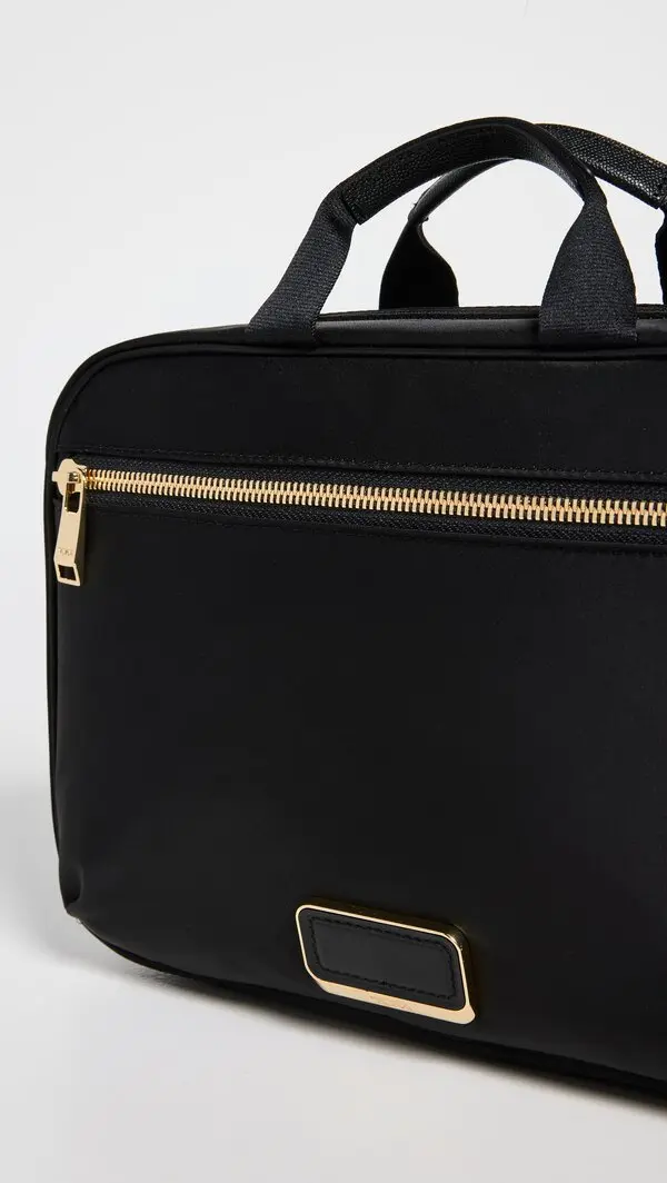 Tumi Madeline Cosmetic Bag - Black/gold