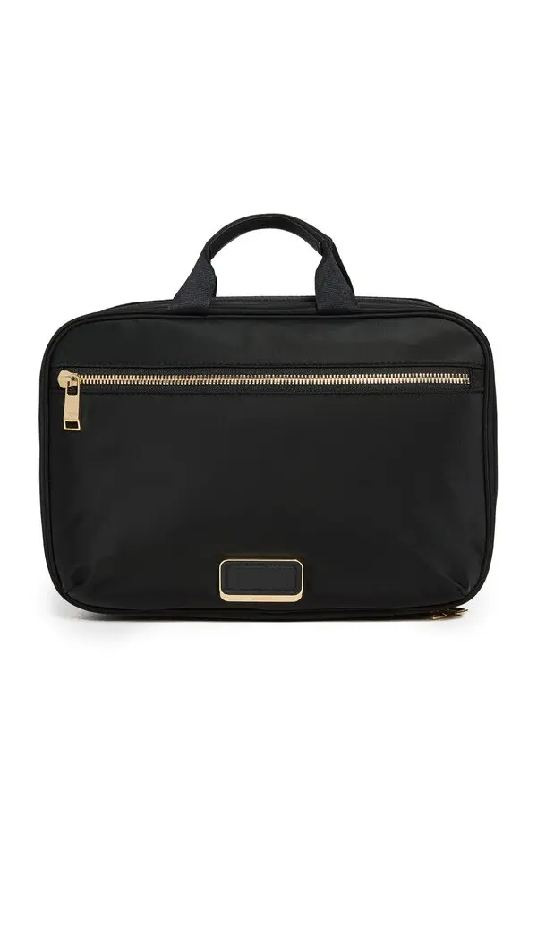Tumi Madeline Cosmetic Bag - Black/gold