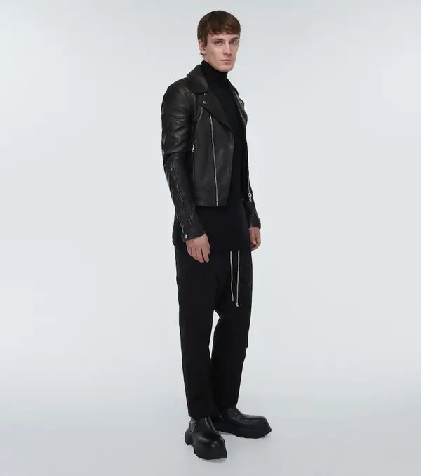 T*様 rick owens biker leather jacket Rick Owens Lamb Skin Naska Biker Jacket IT 38 | eBay