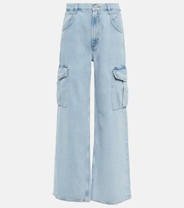 AGOLDE Minka Denim Cargo Pants - Blue