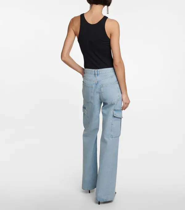 AGOLDE Minka Denim Cargo Pants - Blue
