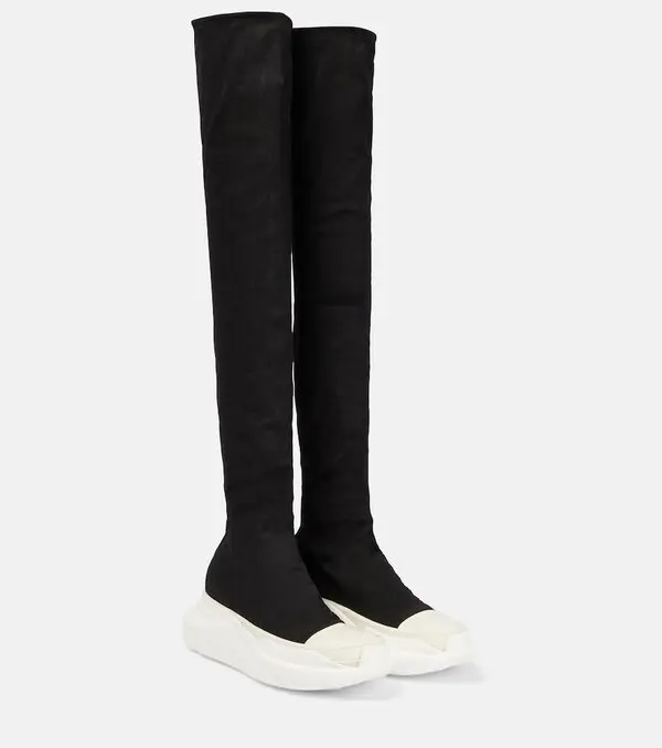 Rick Owens Stocking Denim Boots