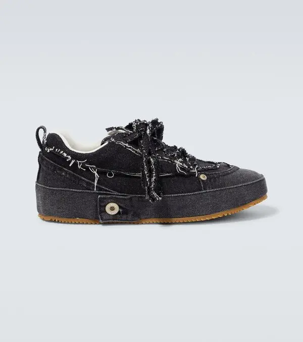 Loewe Deconstructed Denim Sneakers