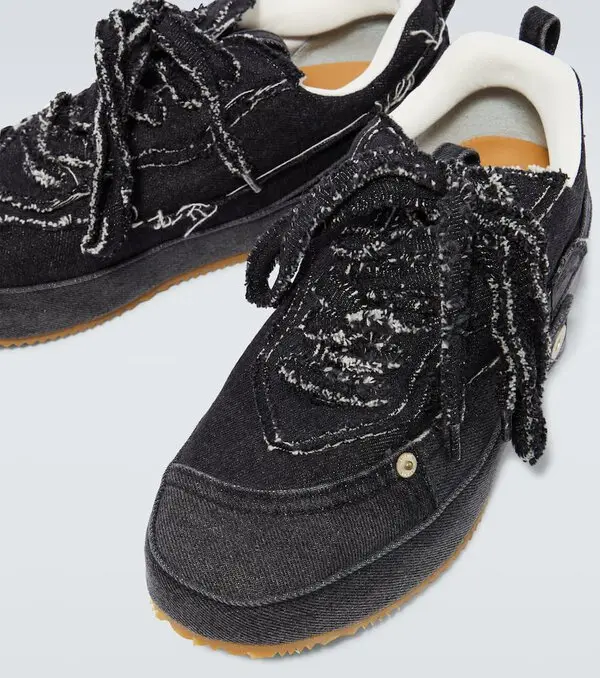 Loewe Deconstructed Denim Sneakers