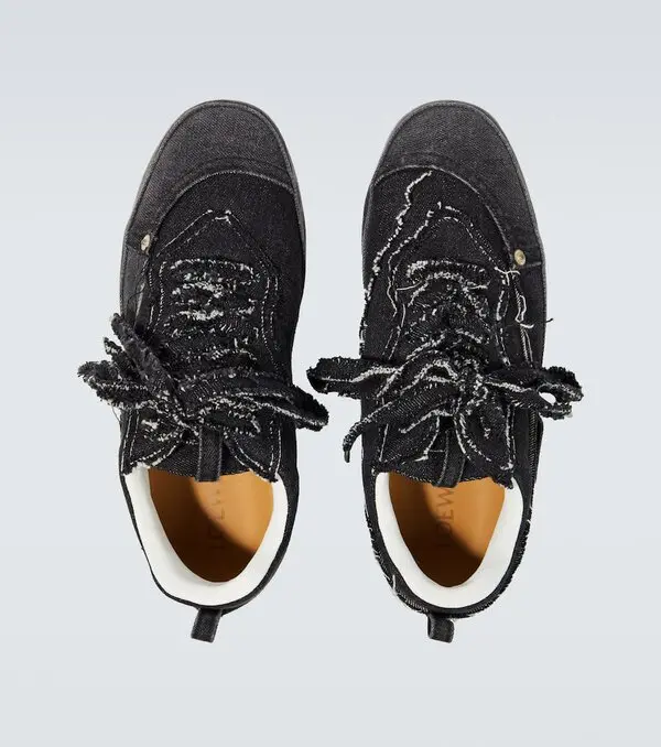 Loewe Deconstructed Denim Sneakers