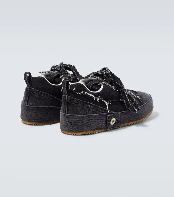 Loewe Deconstructed Denim Sneakers