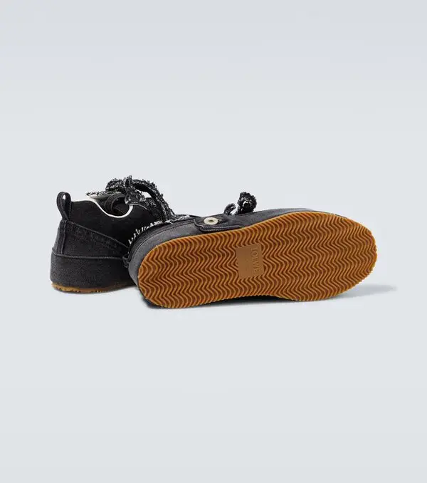 Loewe Deconstructed Denim Sneakers