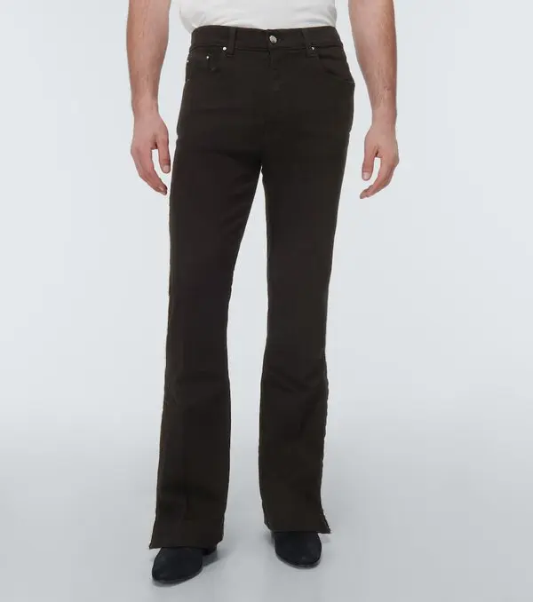 Amiri Embellished Bootcut Jeans