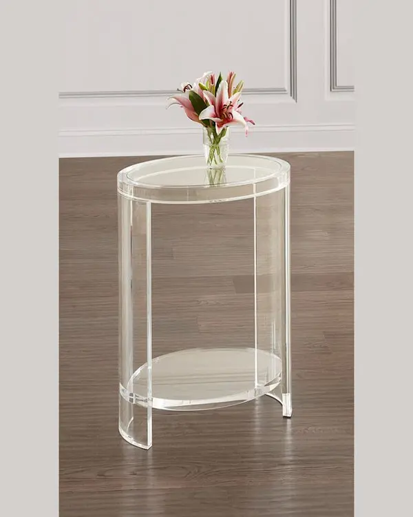 INTERLUDE HOME Marcel Acrylic Side Table