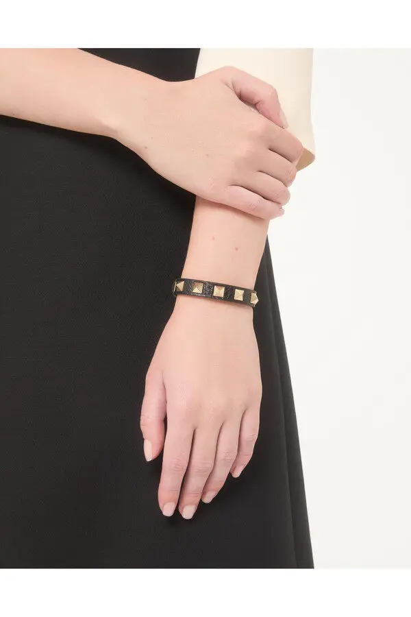 Valentino Garavani Rockstud Bracelet - Black