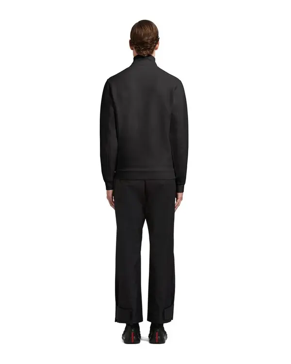 Prada Recycled Double Technical Jersey Sweatshirt Jacket