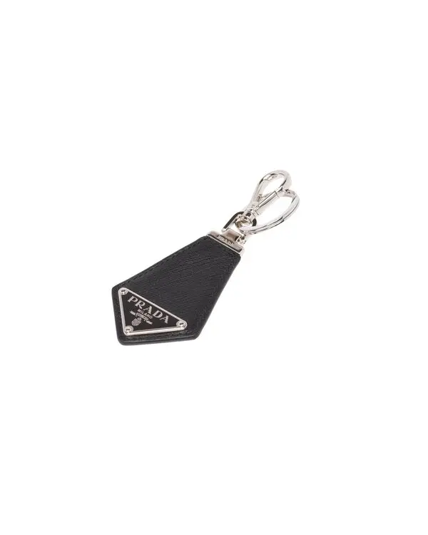 Prada Saffiano Leather Keychain