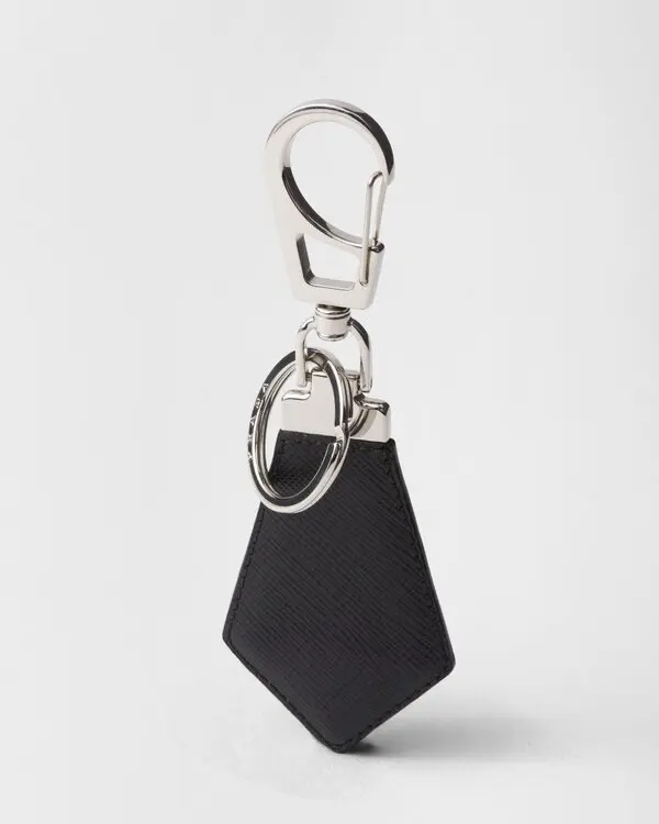 Prada Saffiano Leather Keychain