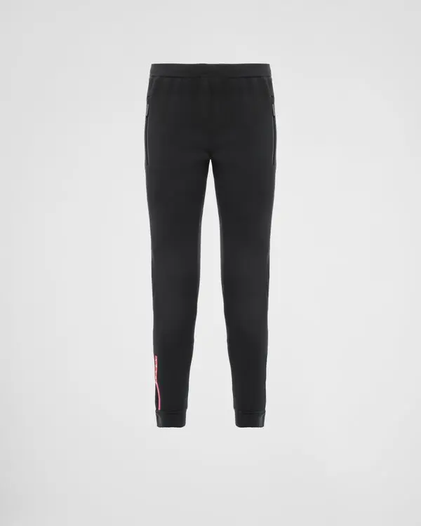 Prada Techno Piqué Pants