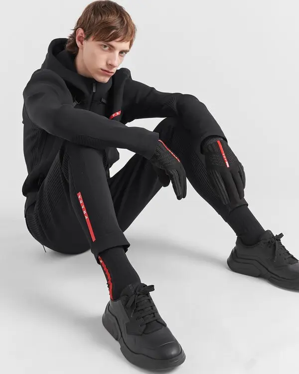Prada Techno Piqué Pants