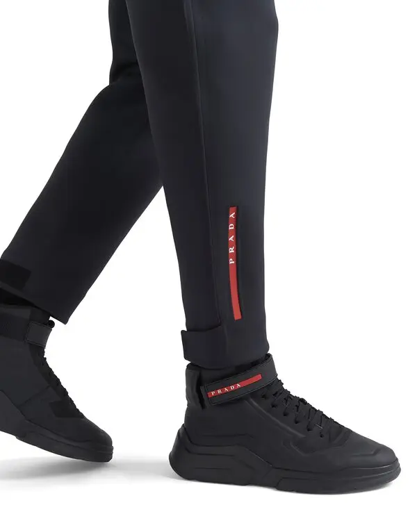 Prada Recycled Double Jerey Pant - Black