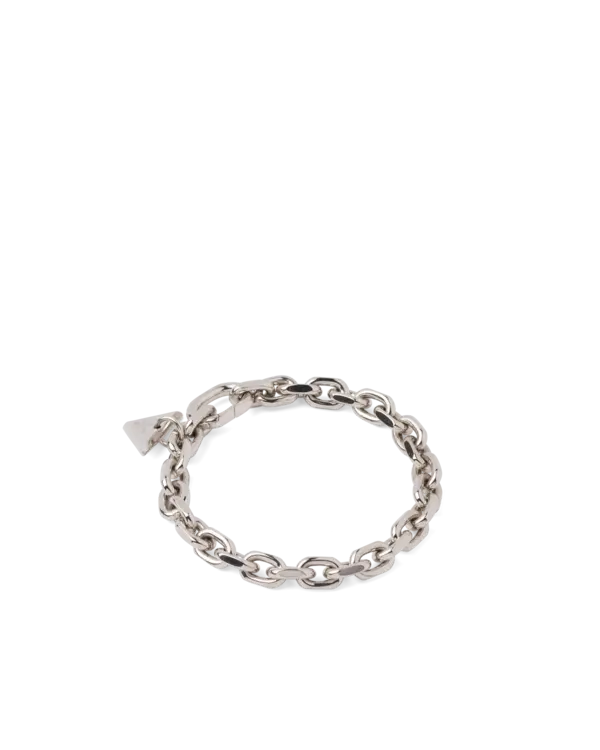 Prada Chain Jewels Bracelet - Silver | Editorialist