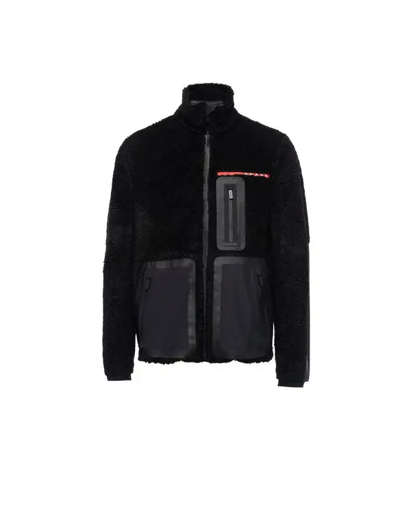 Prada Recycled Fleece Technical Jacket