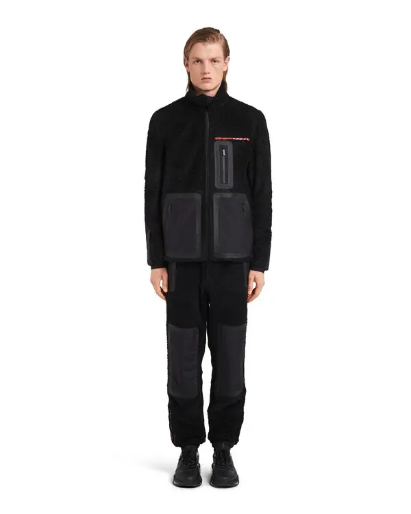 Prada Recycled Fleece Technical Jacket