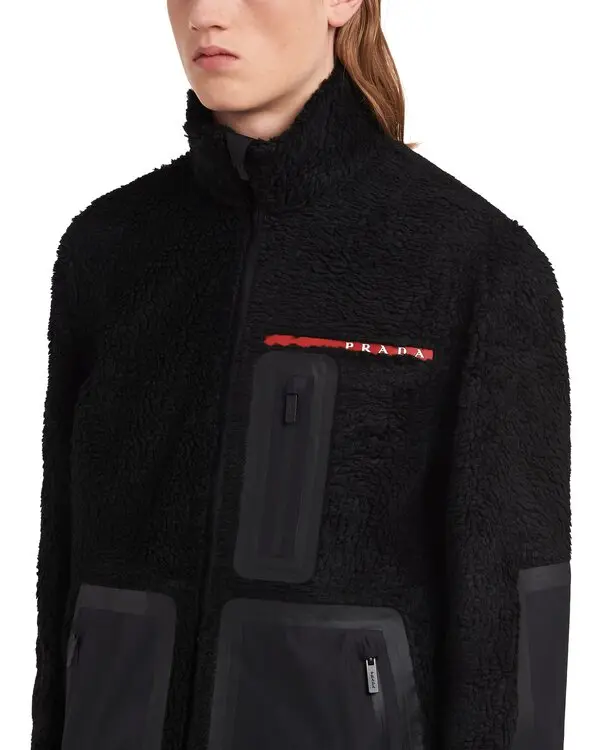 Prada Recycled Fleece Technical Jacket